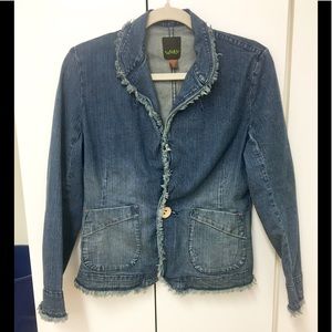Worn | Jackets & Coats | Awesome Worn Brand Raw Edged Jean Jacket ...